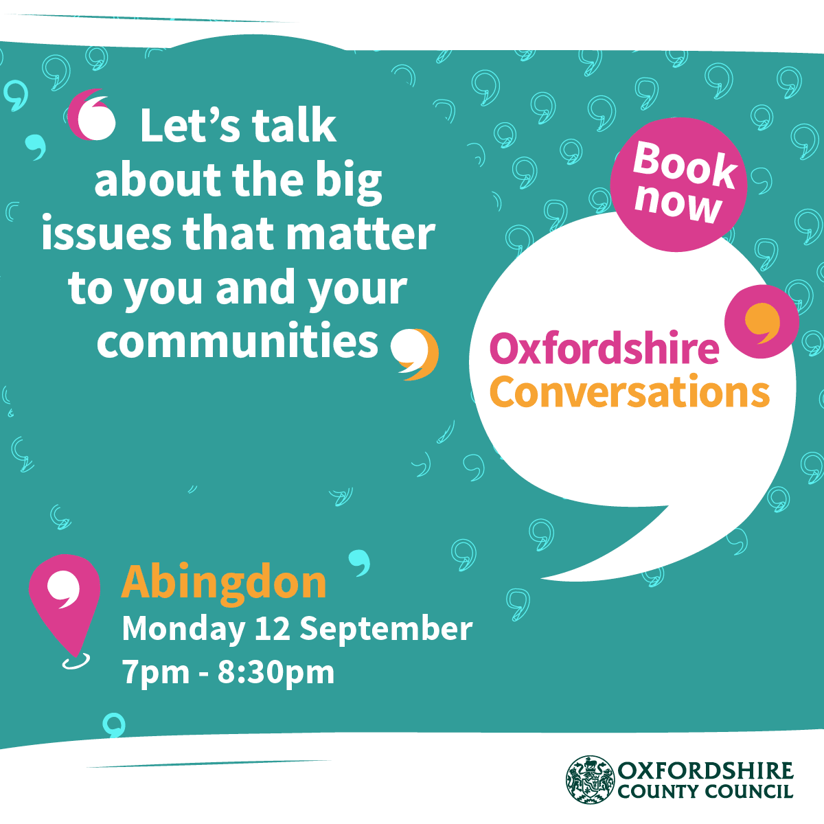 Oxfordshire County Council holds Oxfordshire Conversations – Appleton ...
